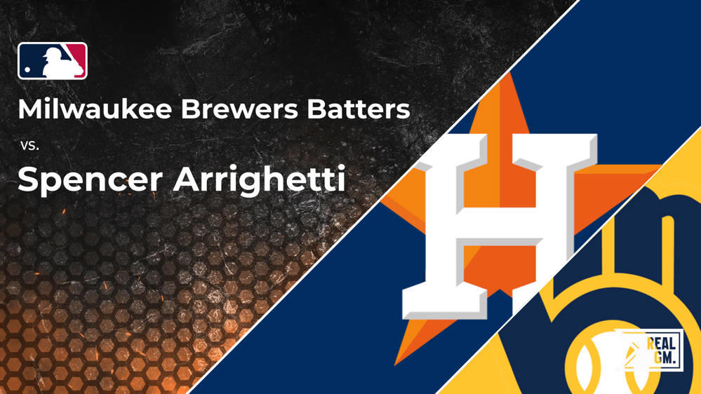 Brewers vs. Spencer Arrighetti and the Astros: Batter vs. Pitcher Stats ...