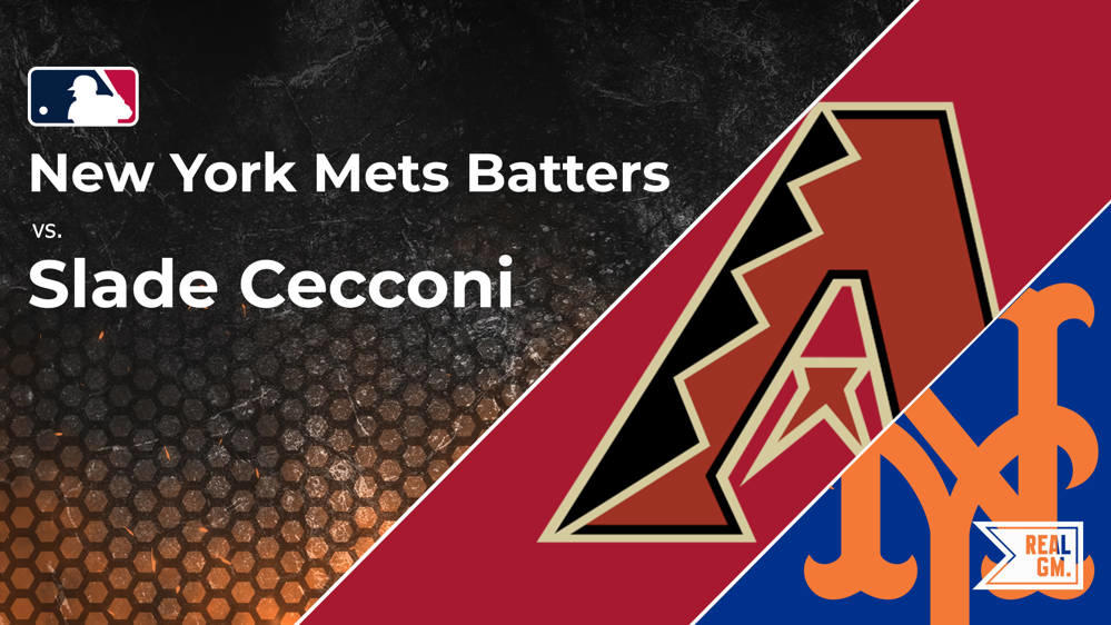Mets vs. Slade Cecconi and the Diamondbacks: Batter vs. Pitcher Stats ...