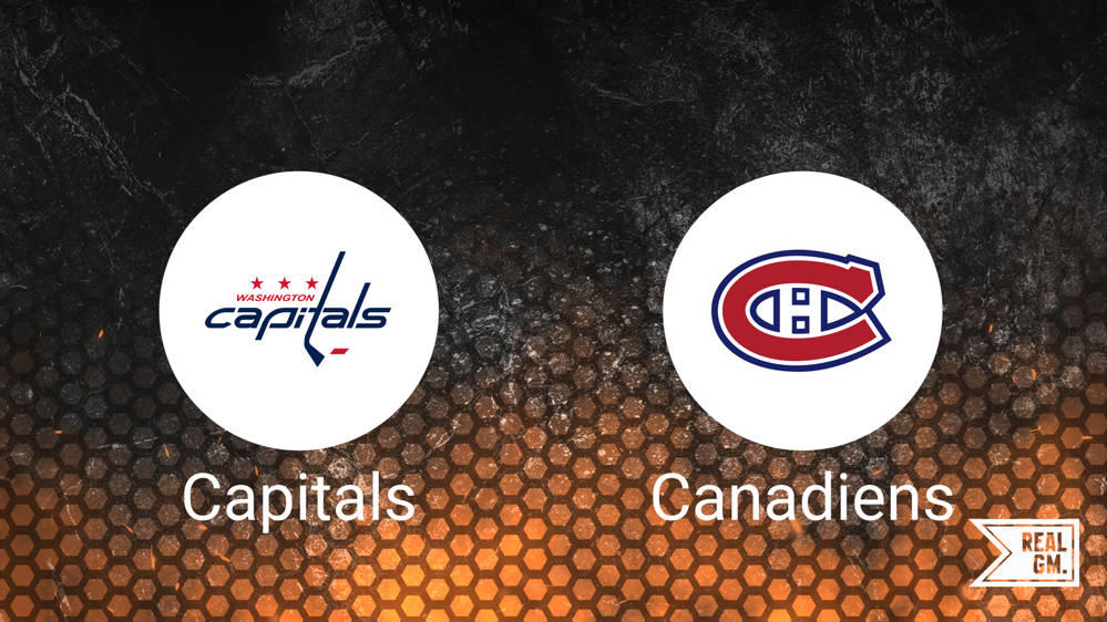 Capitals vs. Canadiens TV Channel and Live Stream Info | NHL Playoffs First Round Game 1 | RealGM