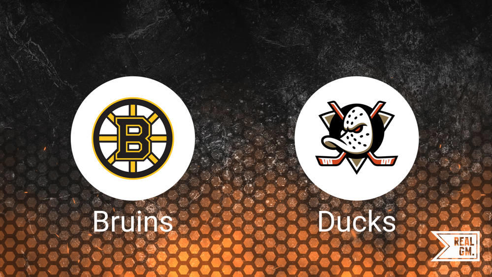 Bruins vs. Ducks TV Channel and Live Stream Info | February 22 | RealGM