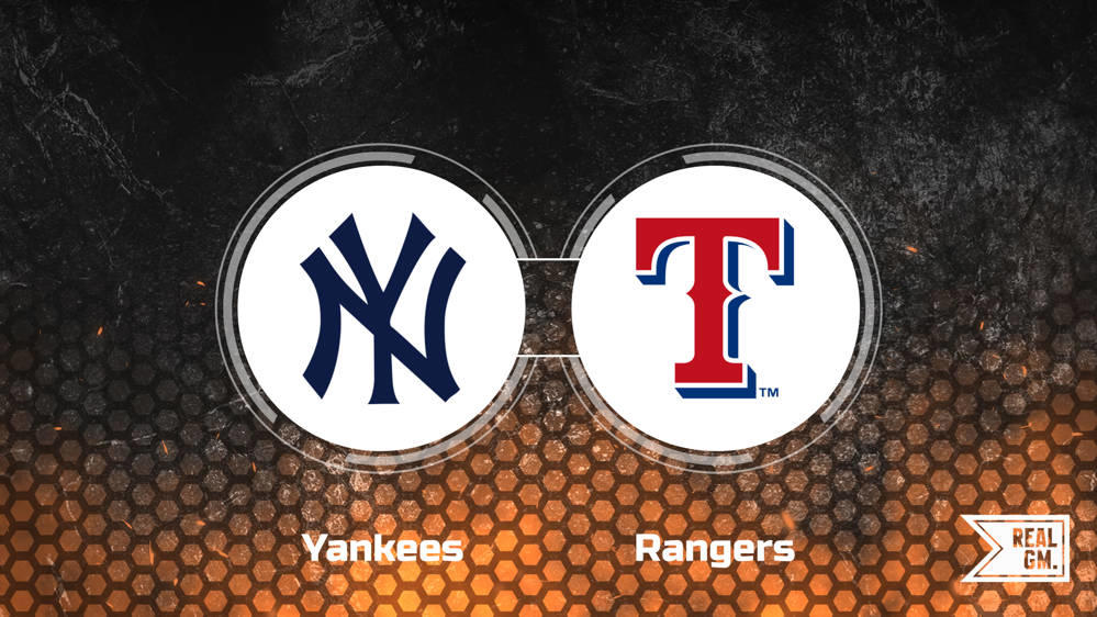 Yankees vs. Rangers Player Props Betting Odds | RealGM