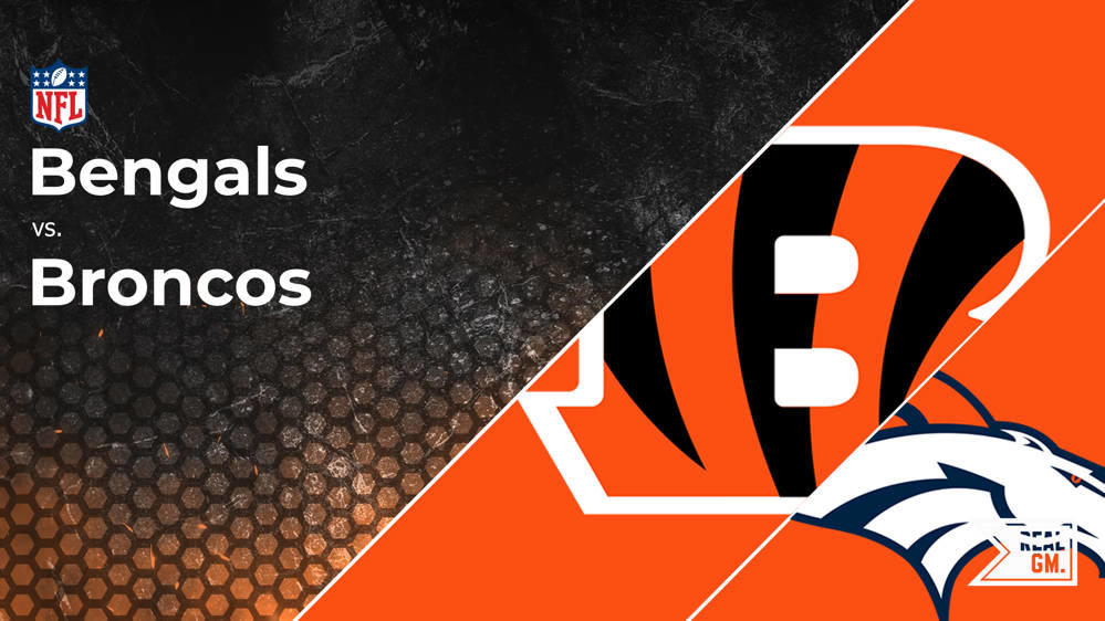 Bengals vs. Broncos Odds, Over/Under, Spread, Lines | Week 17 | RealGM