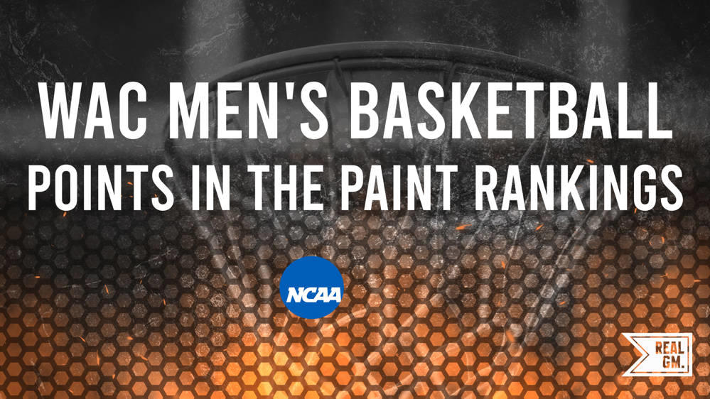 2023-24 WAC Team Points In The Paint Leaders | RealGM