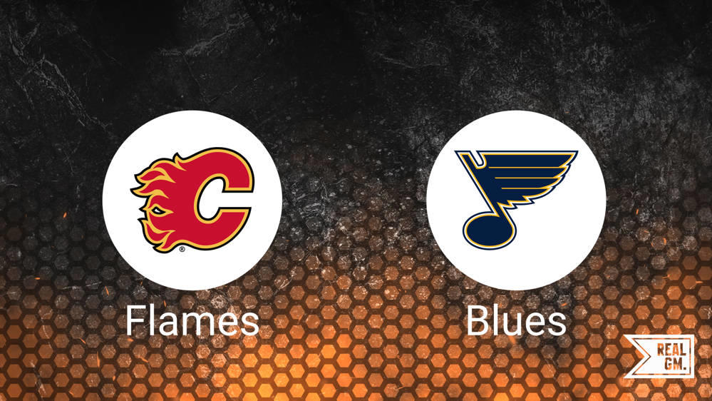 Flames vs. Blues TV Channel and Live Stream Info | December 5 | RealGM