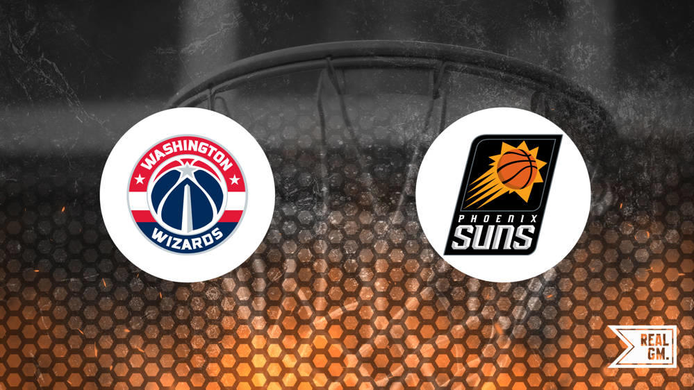 Phoenix Suns vs. Washington Wizards Player Stats and Box Score ...