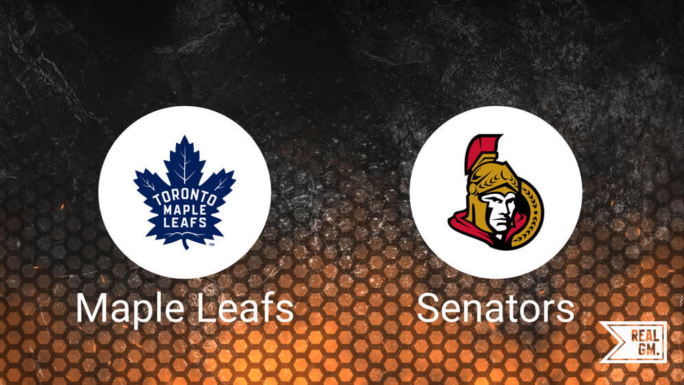 Maple Leafs vs. Senators TV Channel and Live Stream Info | November 12 ...