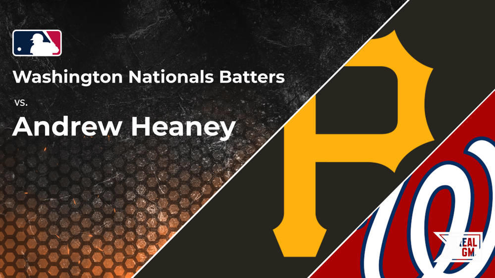 Nationals vs. Andrew Heaney and the Pirates: Batter vs. Pitcher Stats ...