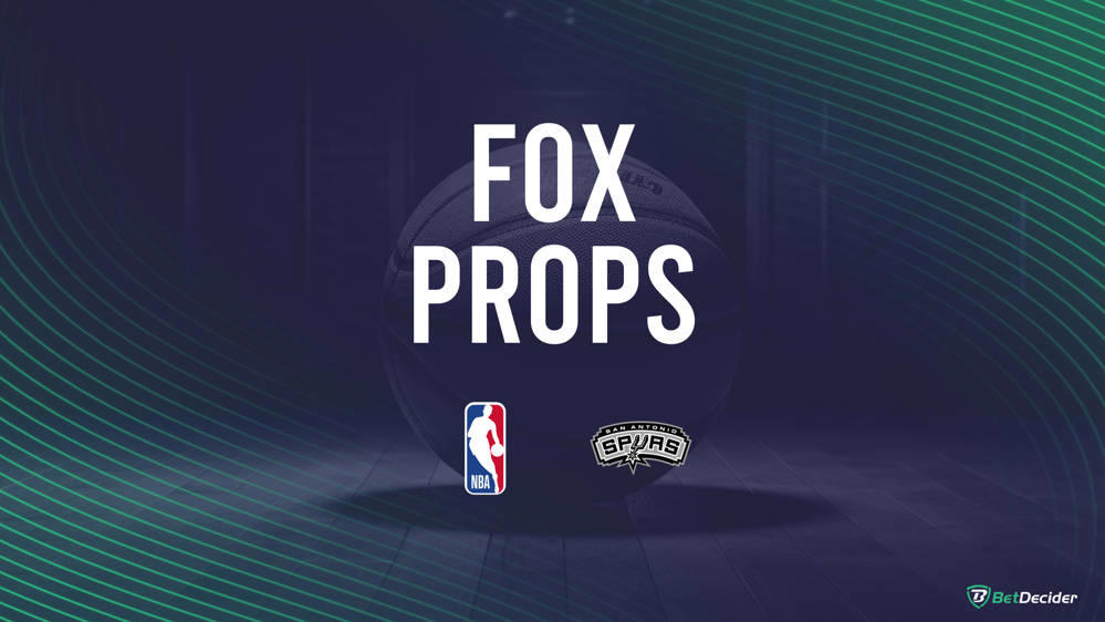 December 21 Spurs vs. Wizards Player Props: De'Aaron Fox