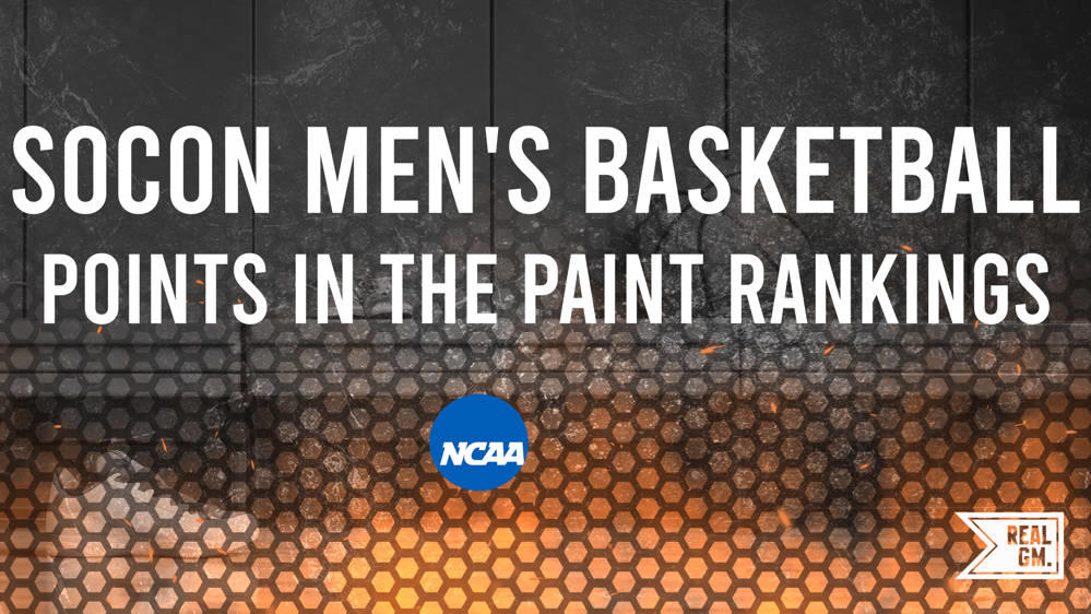 2023-24 SoCon Team Points In The Paint Leaders | RealGM