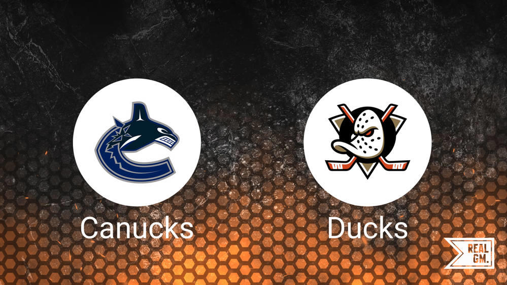 Canucks vs. Ducks TV Channel and Live Stream Info | February 27 | RealGM